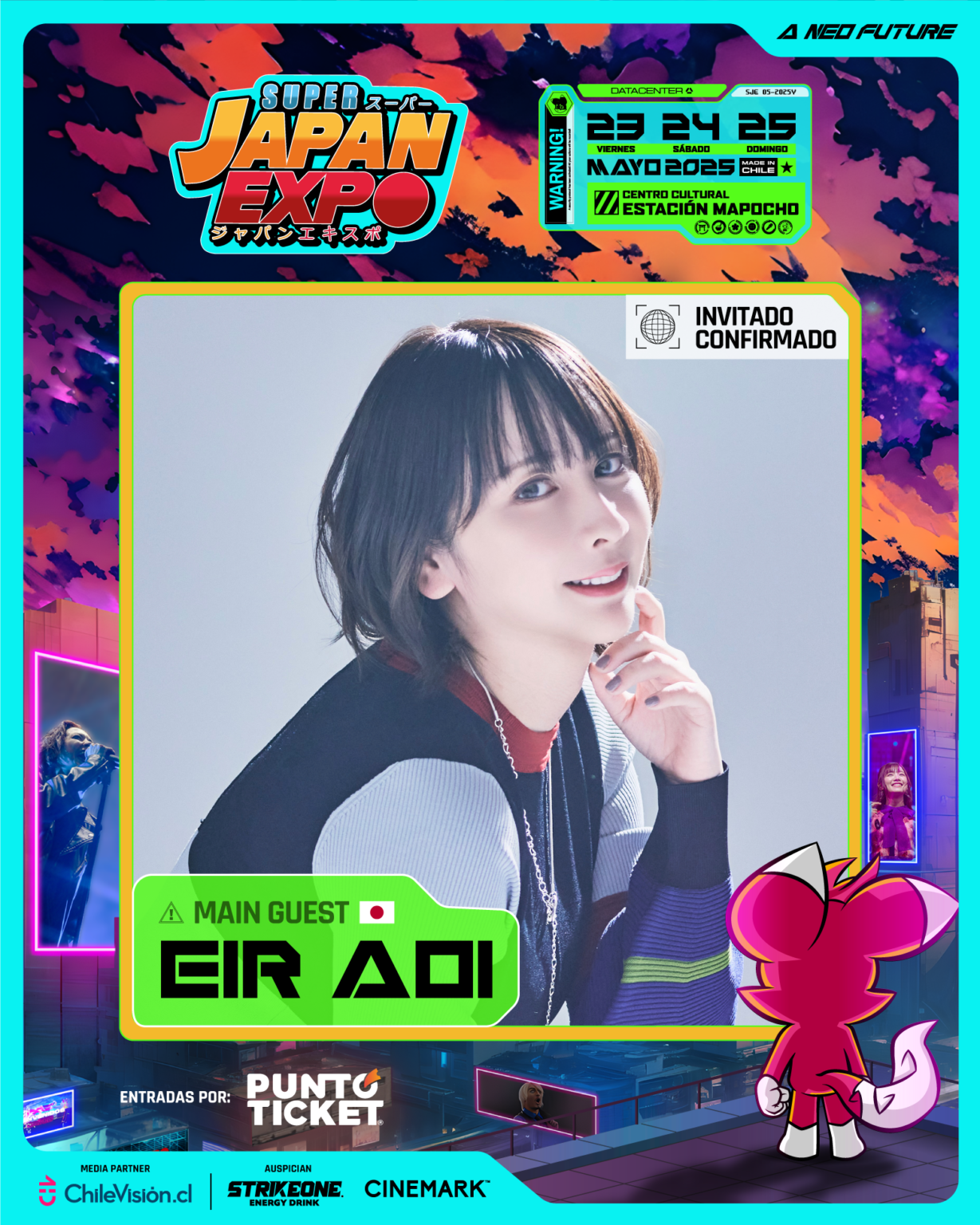 Super Japan Expo Chile 出演のお知らせ - Eir Aoi OFFICIAL SITE since 2024-